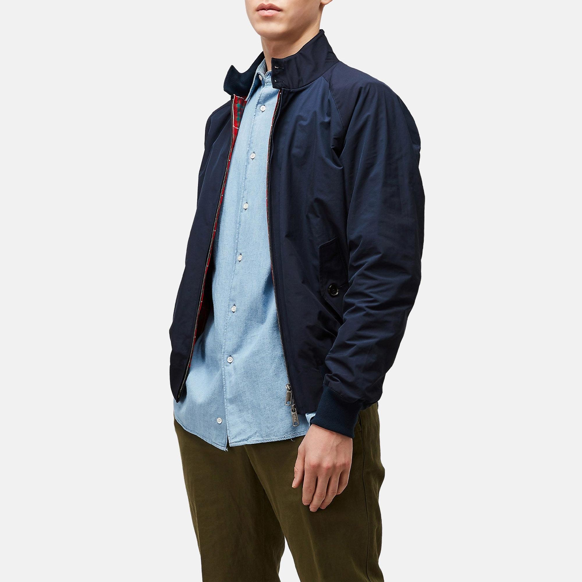 Baracuta Men's G9 Harrington Jacket - Navy | British Attire