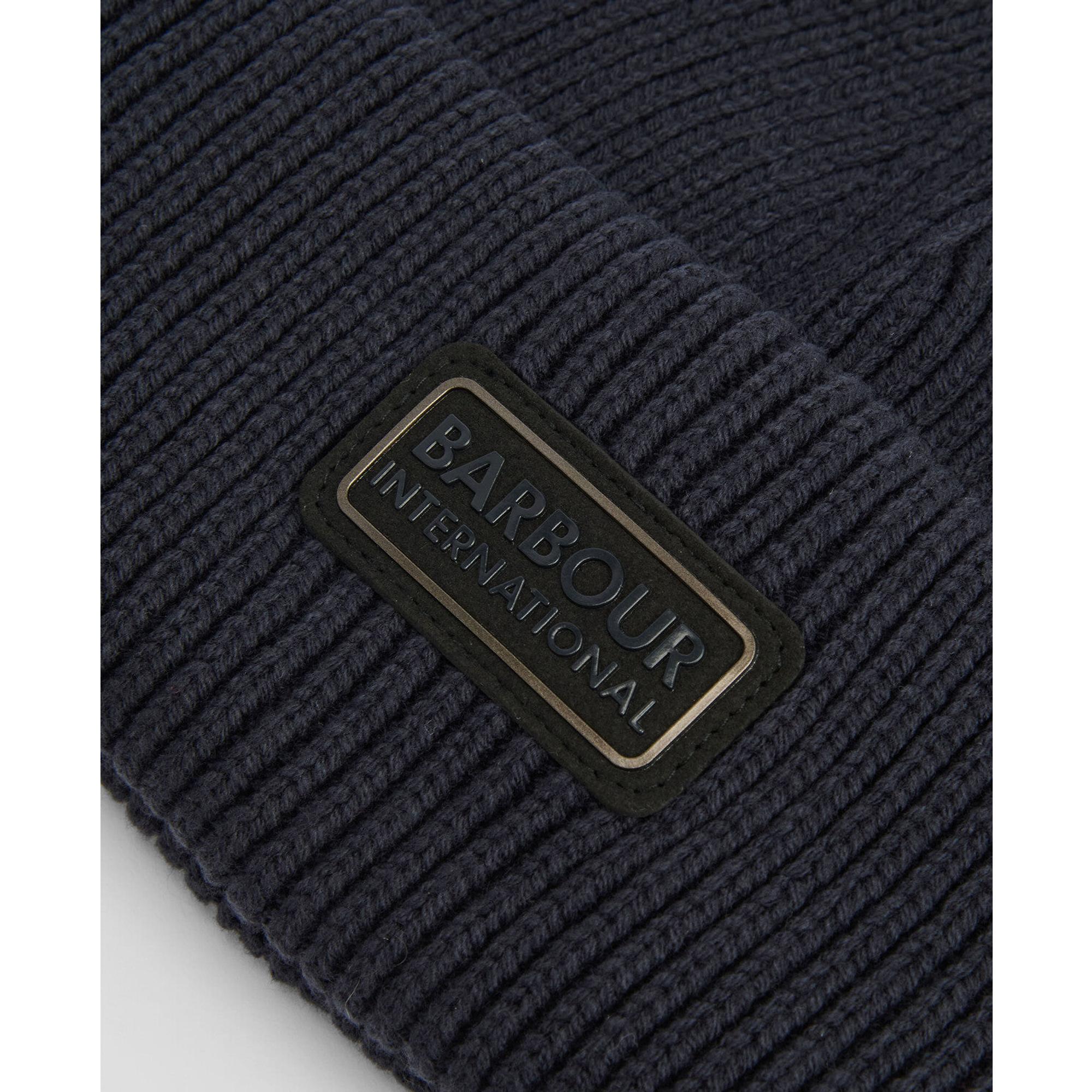 Barbour International Men's Craywell Beanie - Navy | British Attire