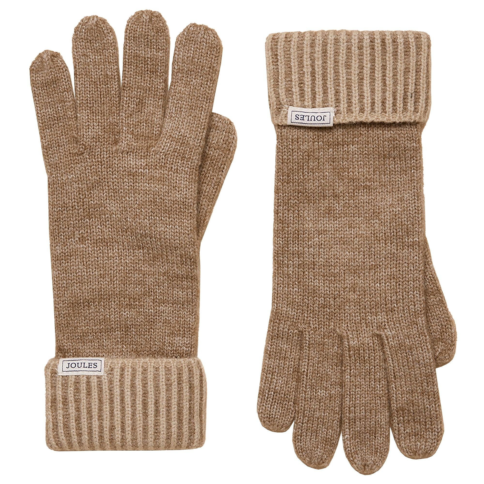 Joules Women's Wren Gloves - Oatmeal | British Attire